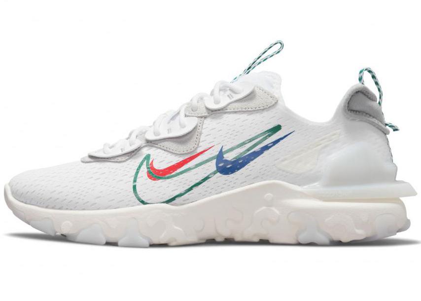 Nike React Vision Multi Swoosh White Multi-Color DM9095-100 | NIKE - 슈프라이즈