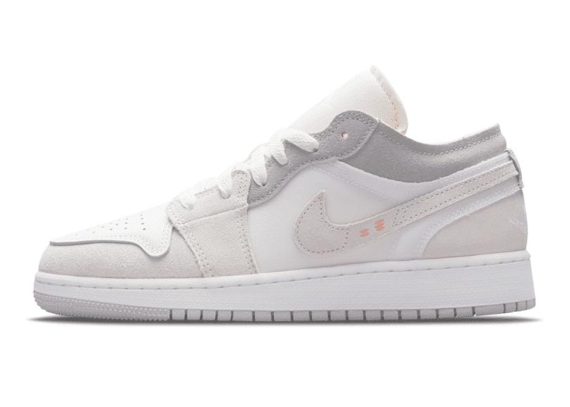 Jordan 1 Low Inside Out Cream White Light Grey (GS) DQ3727-100 | JORDAN ...
