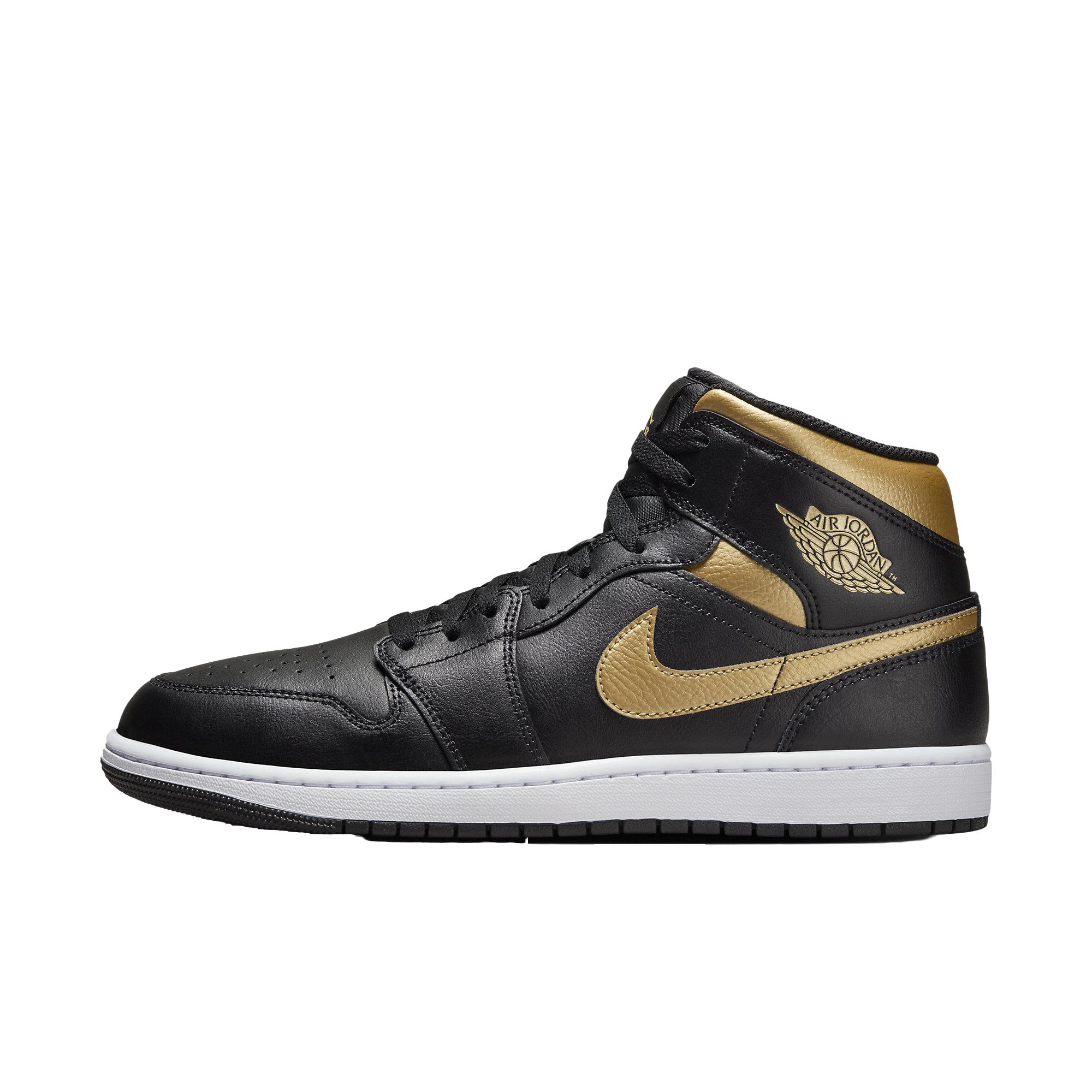 에어 조던 1 미드 블랙 골드 DQ8426-071 | JORDAN - 슈프라이즈