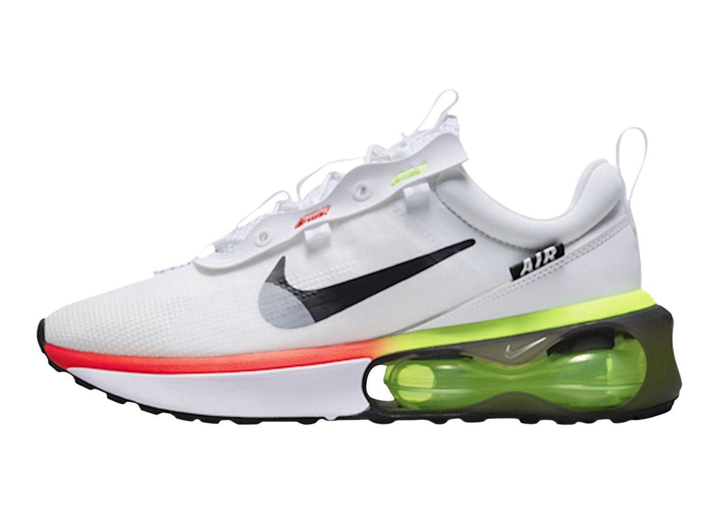 Nike Air Max 2021 White Bright Crimson Volt Blue Crystal DR9270-100 ...