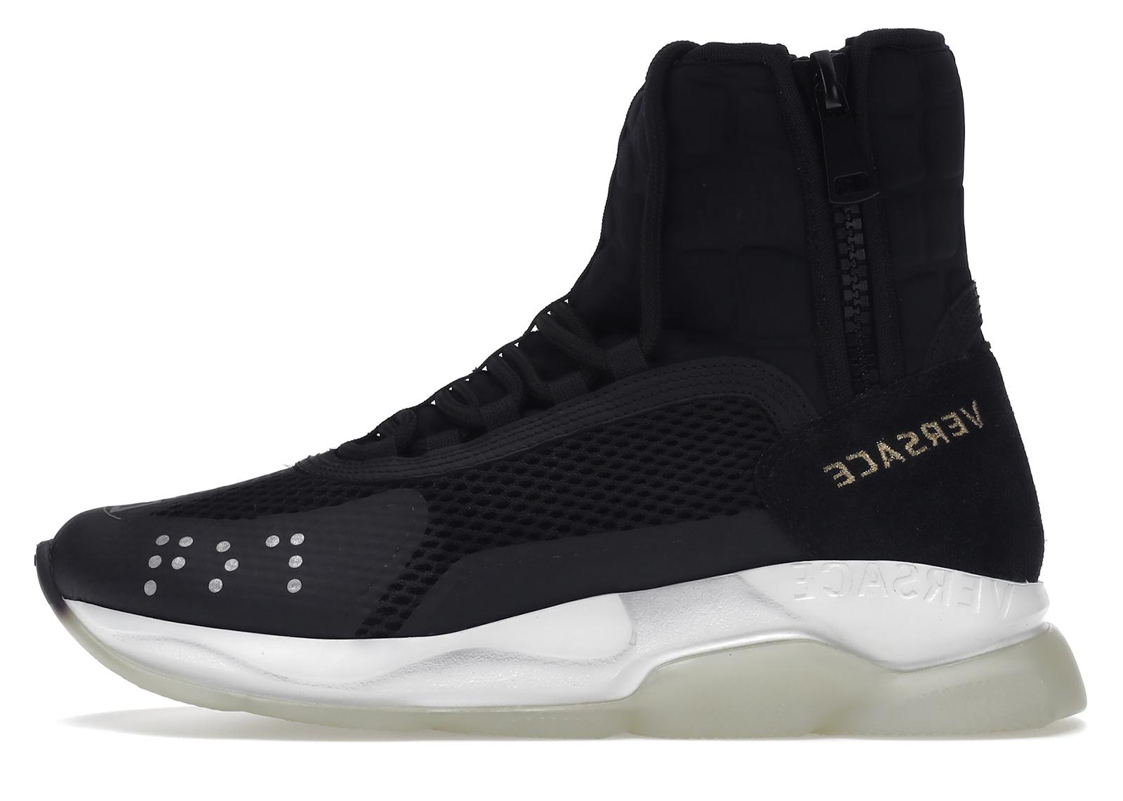 Versace Cross Chainer High Black White DSU7430-DTP2G_D41 | VERSACE - 슈프라이즈