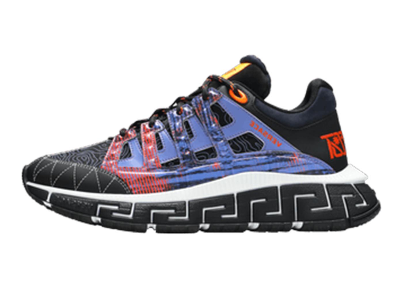 Versace Trigreca Black Bright Orange Powder Blue DSU8094-D17TCG-6X310 ...