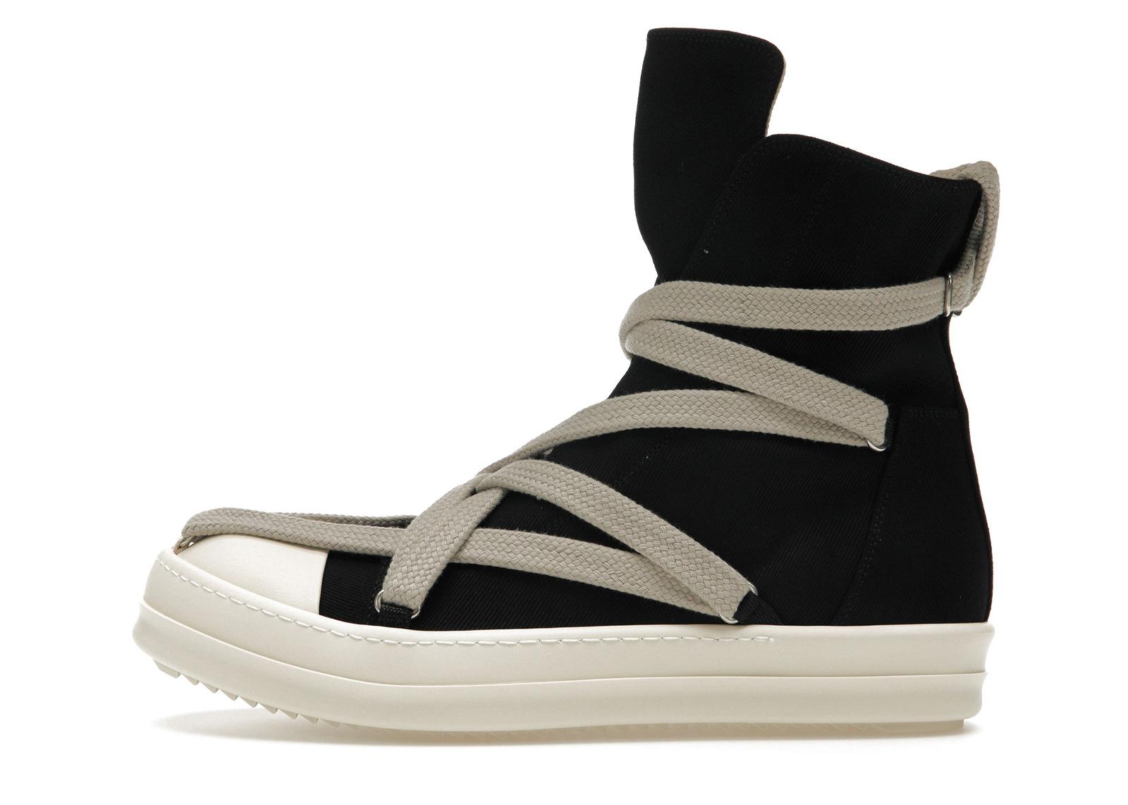 Rick Owens DRKSHDW Hexa High Black Pearl Milk Fat Lace DU02C5805-DOW2 ...