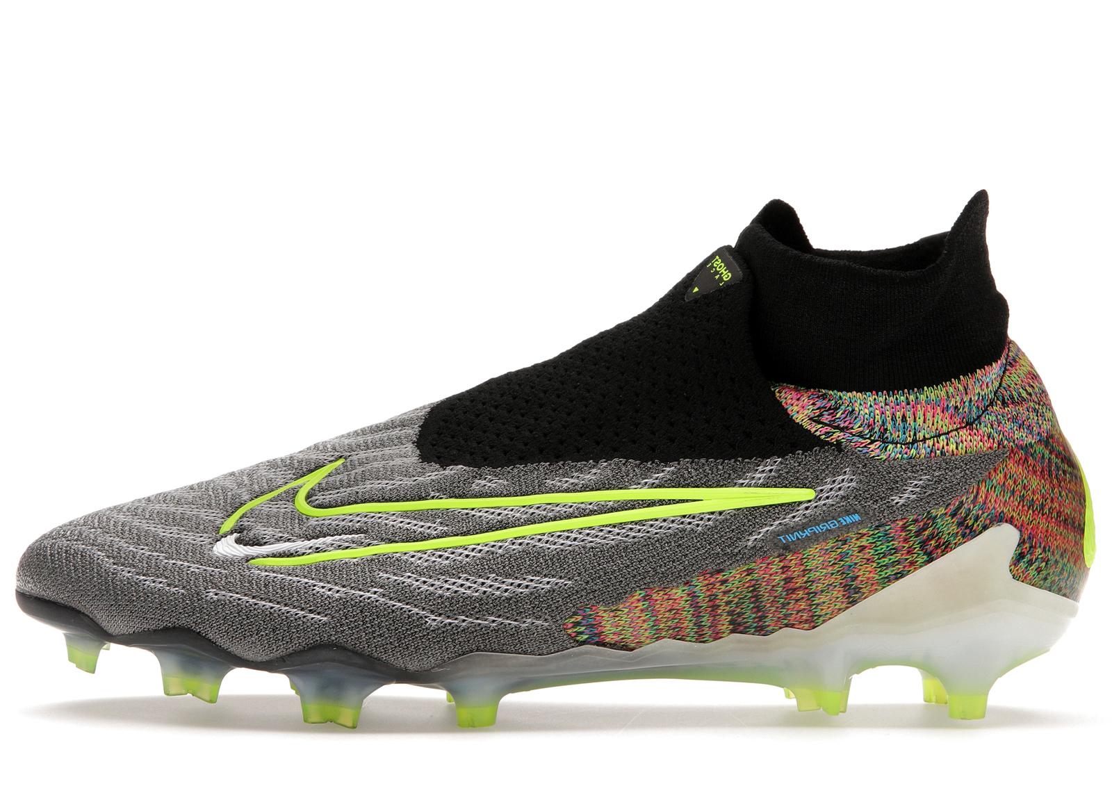 Nike Gripknit Phantom GX Elite Dynamic Fit Fusion FG Black White Blue Glow Volt DV6973-071 ...