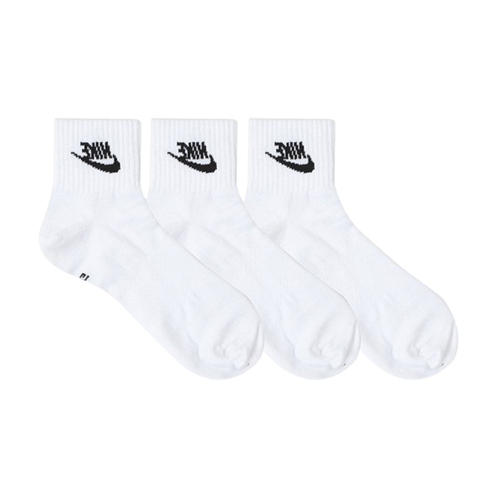 나이키 스포츠웨어 에브리데이 에센셜 쿼터 삭스 3팩 화이트 DX5074-101 | NIKE - 슈프라이즈