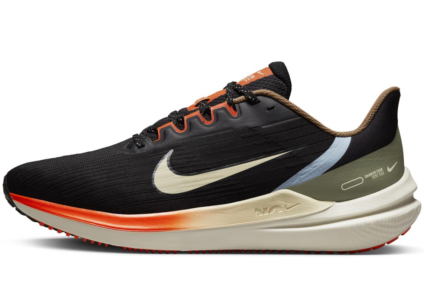 Nike Air Winflo 9 Black Green Safety Orange DX6040-071 | NIKE - 슈프라이즈