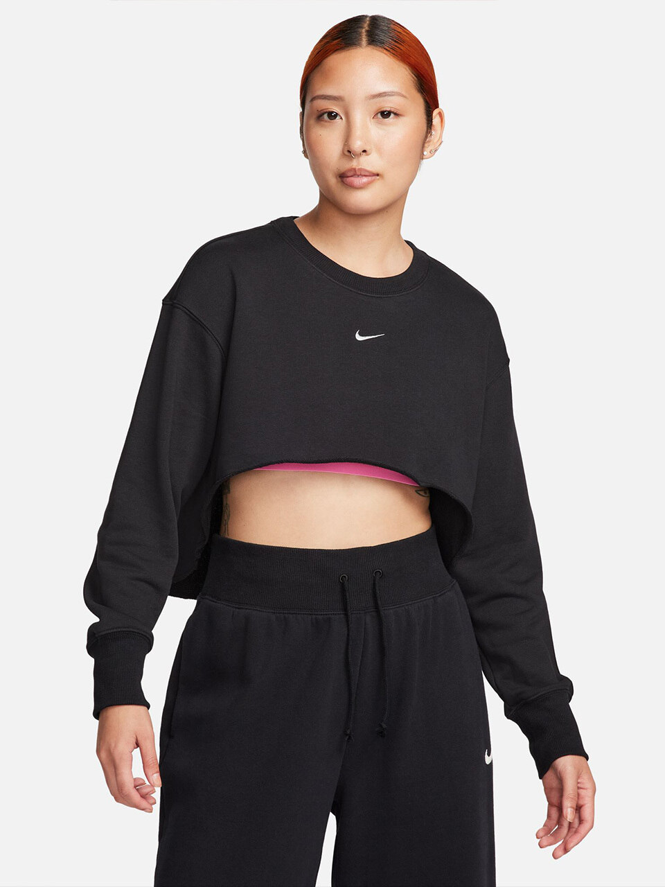 AS W NSW DIM FLC FT CREW CROP FB8265-010 | NIKE - 슈프라이즈