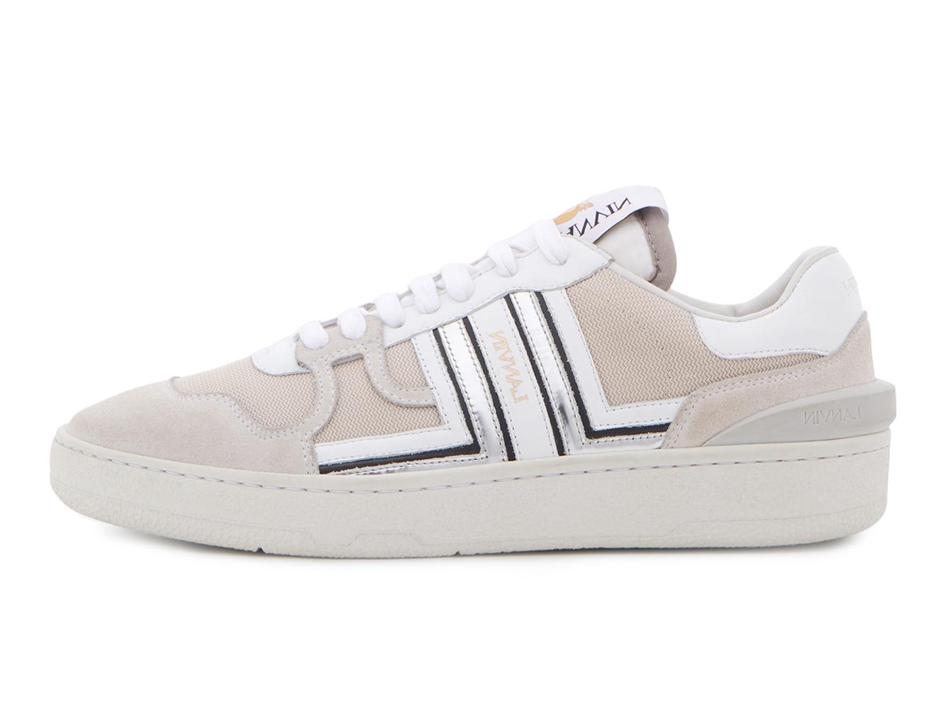 Lanvin Clay Low Top White Silver Black FM-SKDK00-NASP-P2200M2 | LANVIN ...