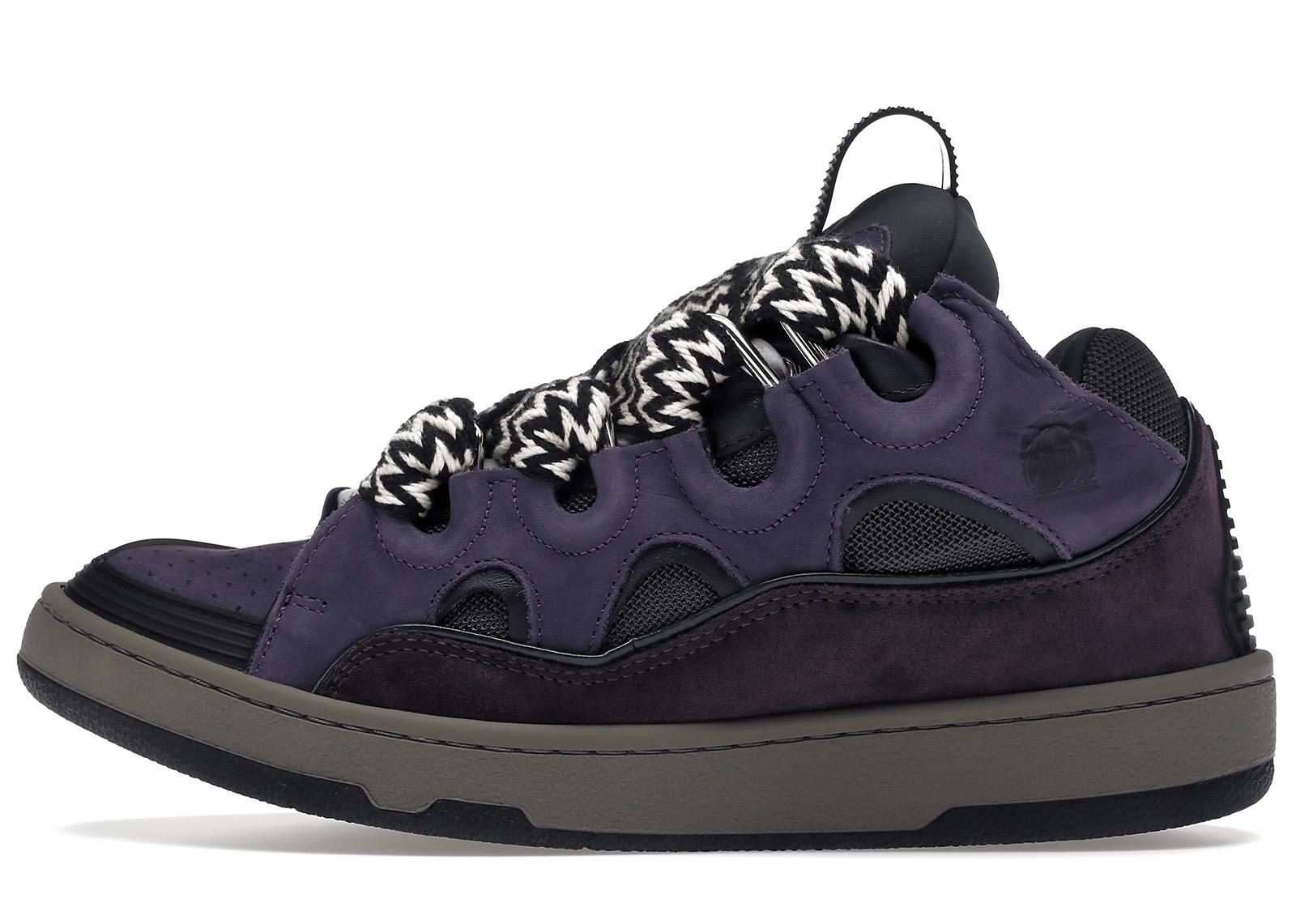Lanvin Curb Sneaker Purple Black FM-SKRK11-DRAG-E2279 | LAVIN - 슈프라이즈