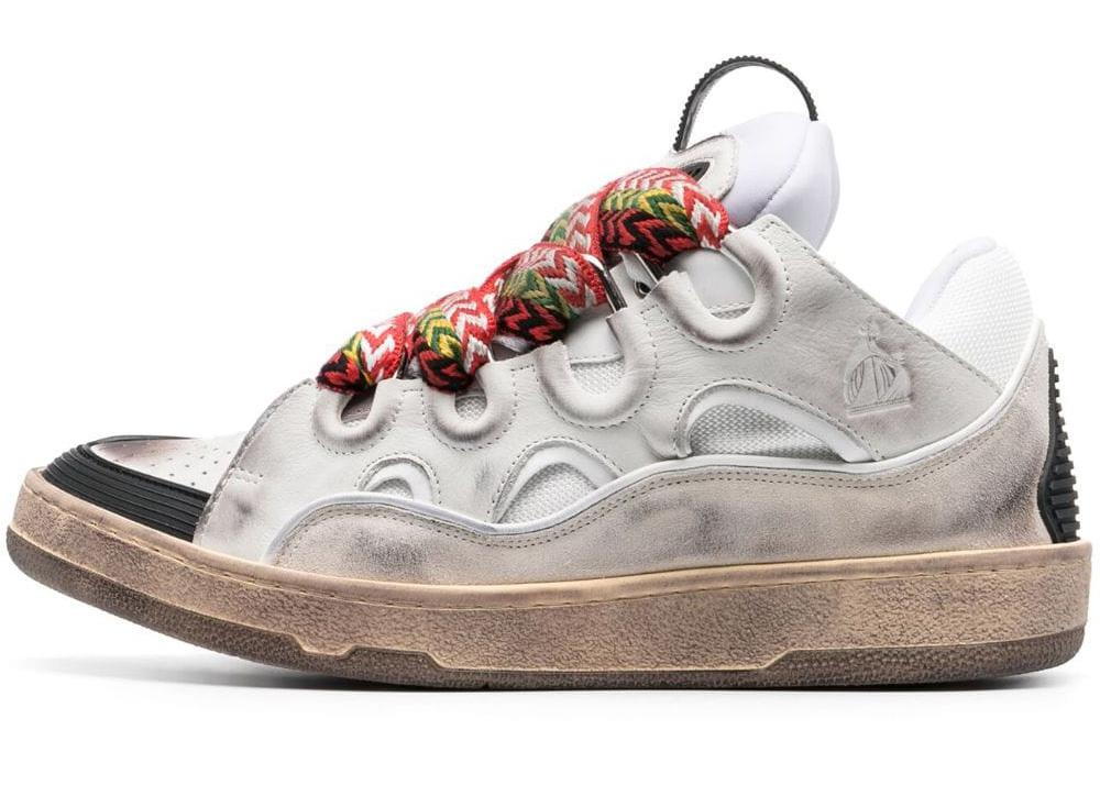 Lanvin Leather Curb Vintage White Multi FMSKRK11DESTA-2300 | LANVIN - 슈프라이즈