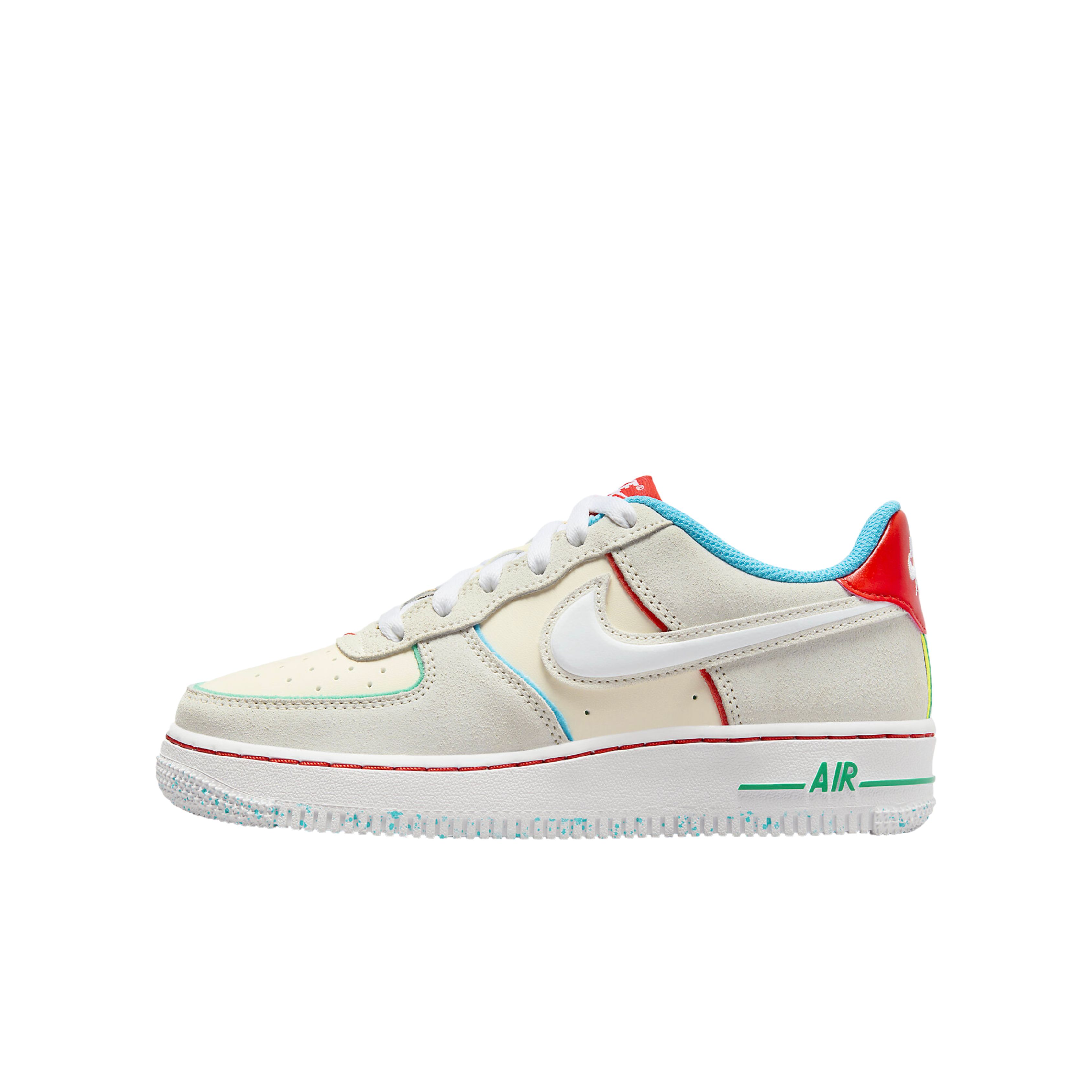 나이키 에어 포스 1 LV8 GS 페일 아이보리 피칸테 레드 FQ8350-110 | NIKE - 슈프라이즈