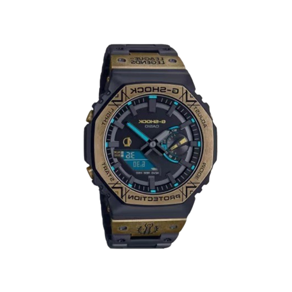 카시오 지샥 x 리그 오브 레전드 풀 메탈 GM-B2100LL-1AJR