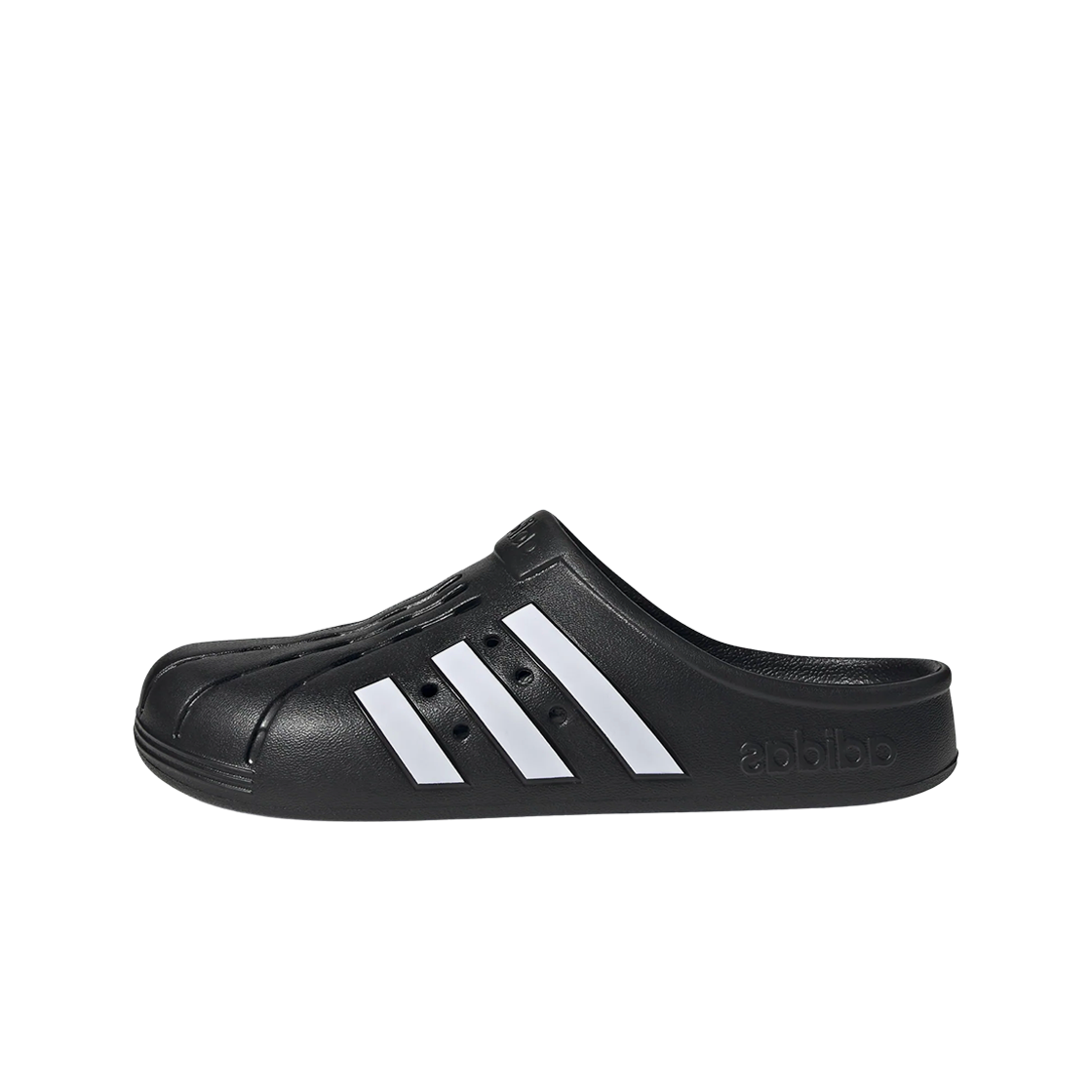 아디다스 아딜렛 클로그 블랙 화이트 GZ5886 | ADIDAS - 슈프라이즈