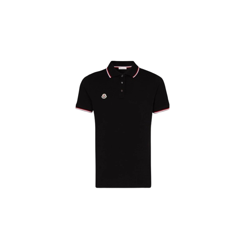 몽클레르 로고 폴로 셔츠 블랙 (22FW) H2-091-8A7030-084556-999 | MONCLER - 슈프라이즈
