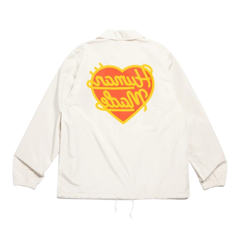 휴먼메이드 코치 재킷 화이트 HM26JK002 | HUMAN MADE - 슈프라이즈