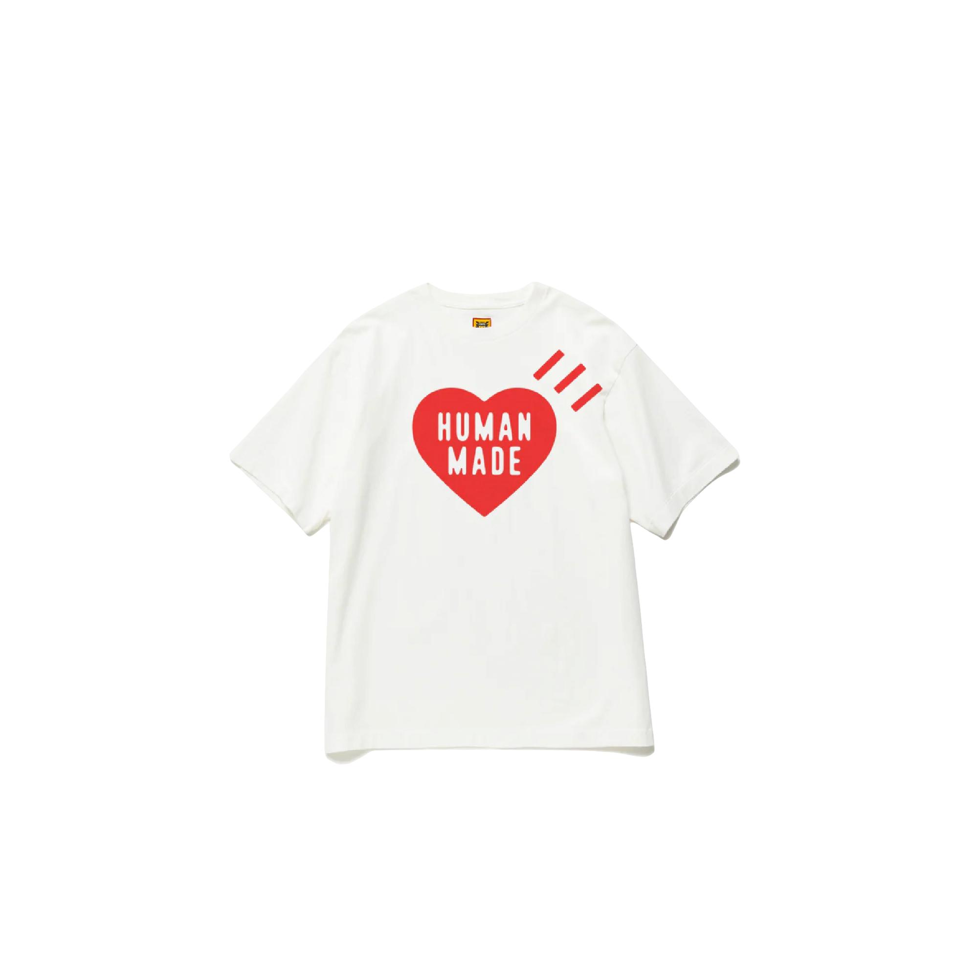 휴먼메이드 데일리 숏 슬리브 티셔츠 레드