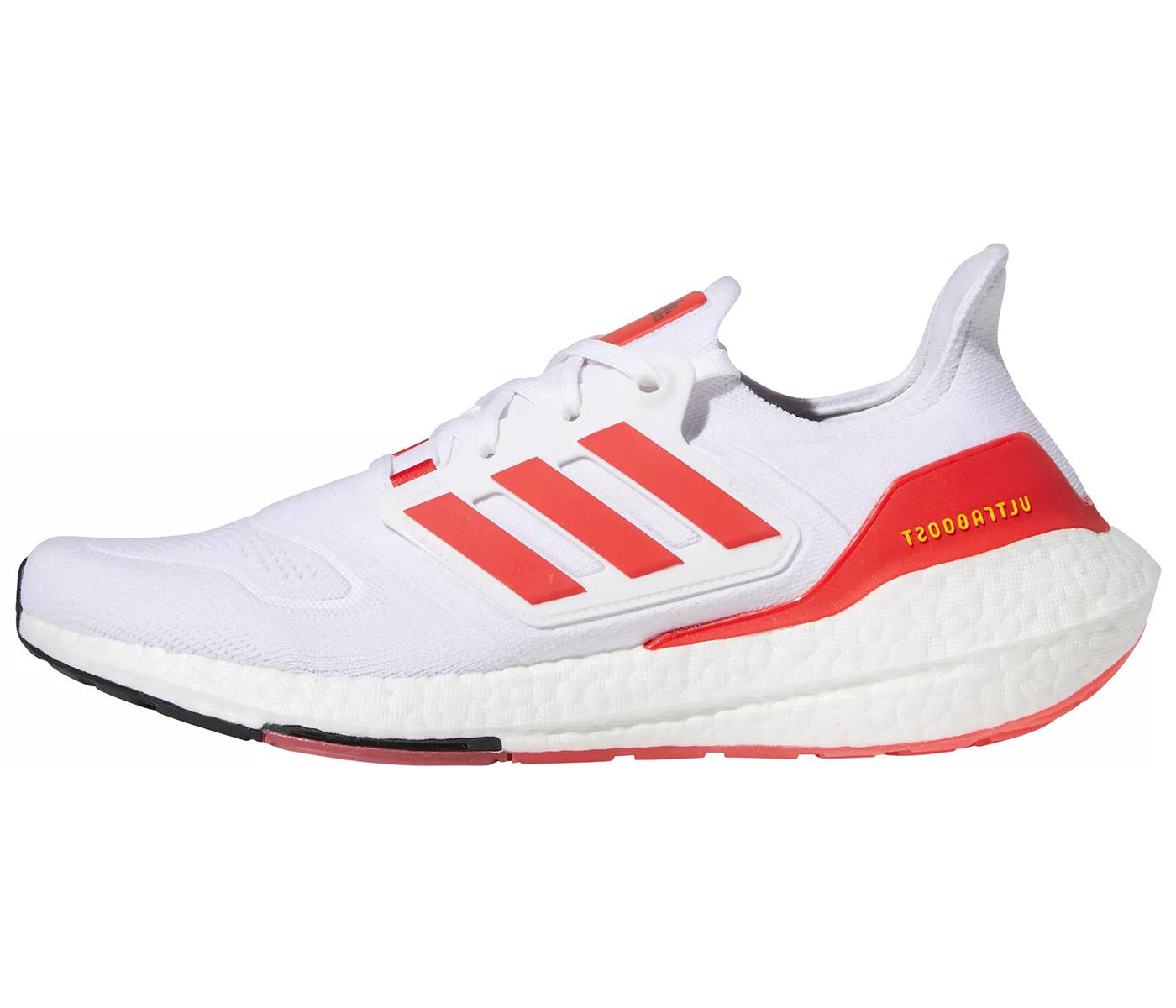 adidas Ultra Boost 22 White Vivid Red