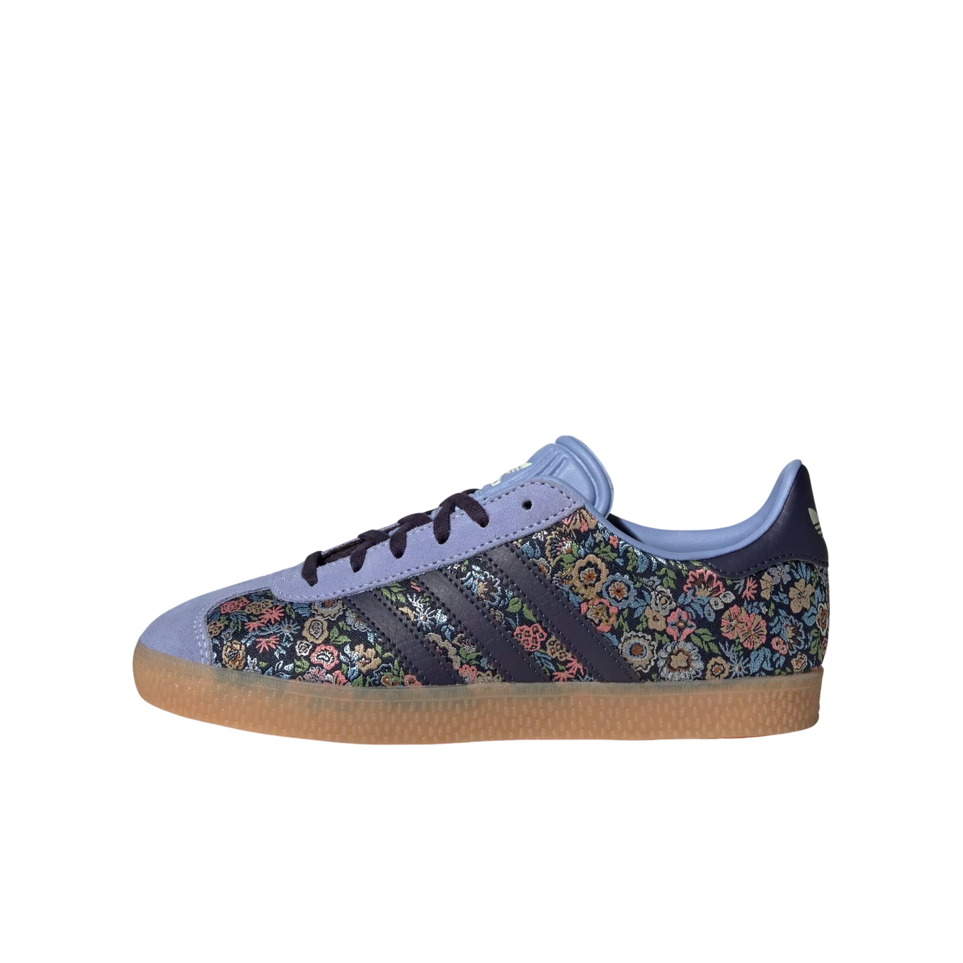 리버티 런던 x 아디다스 오리지널스 가젤 GS 블루 멀티컬러 검 JH5207 | ADIDAS ORIGINALS - 슈프라이즈