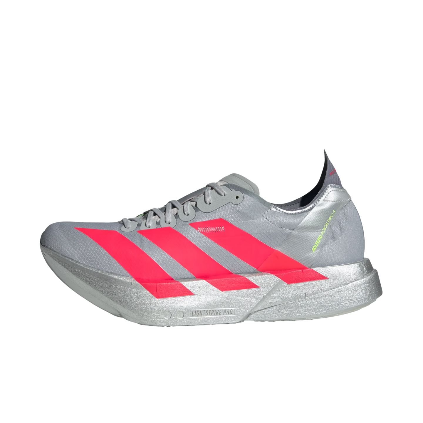 아디다스 아디제로 아디오스 프로 4 실버 메탈릭 루시드 레드 JR6372 | ADIDAS - 슈프라이즈