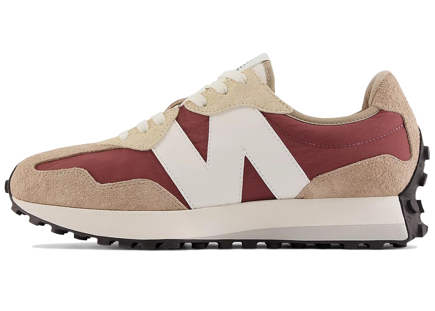 New Balance 327 Driftwood Washed Burgundy MS327CP | NEW BALANCE - 슈프라이즈