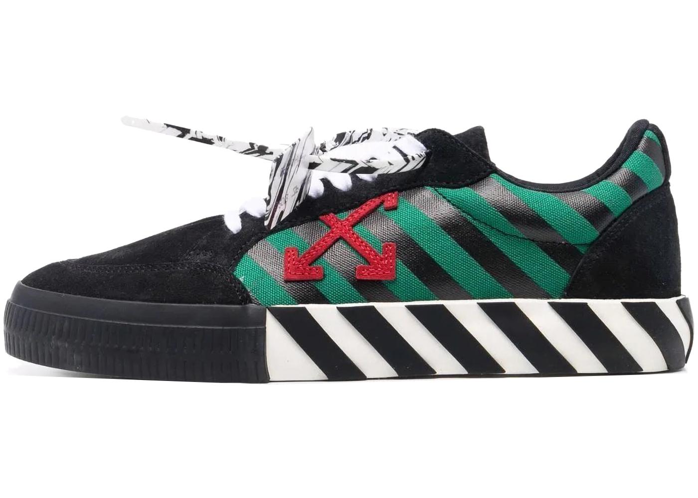 Off-White Vulc Low Green Black OMIA085F21LEA0041025 | OFF-WHITE - 슈프라이즈