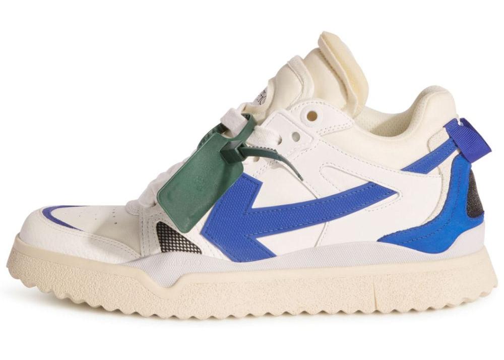 OFF-WHITE Sponge Mid Top White Blue OMIA234F23LEA0010169 | OFF-WHITE ...