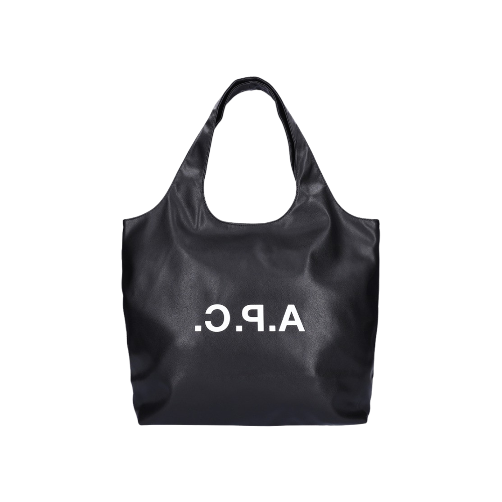 아페쎄 니논 로고 토트백 블랙 (W) PUAATM61565LZZ | A.P.C. - 슈프라이즈