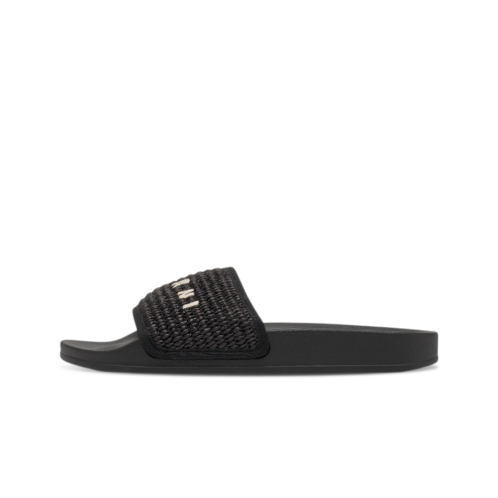 Marni Raffia Slides Black SAMR003702P386000N99 | MARNI - 슈프라이즈