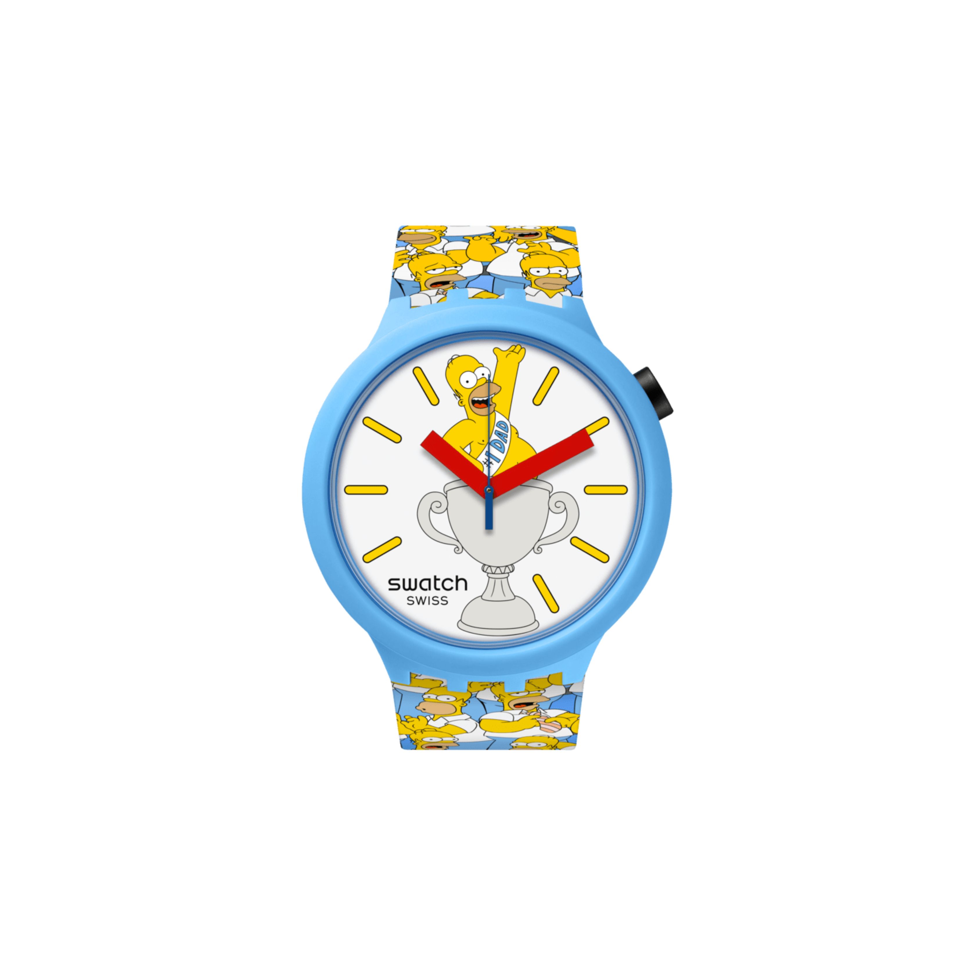 심슨 가족 x 스와치 베스트. 대드. 에버.
