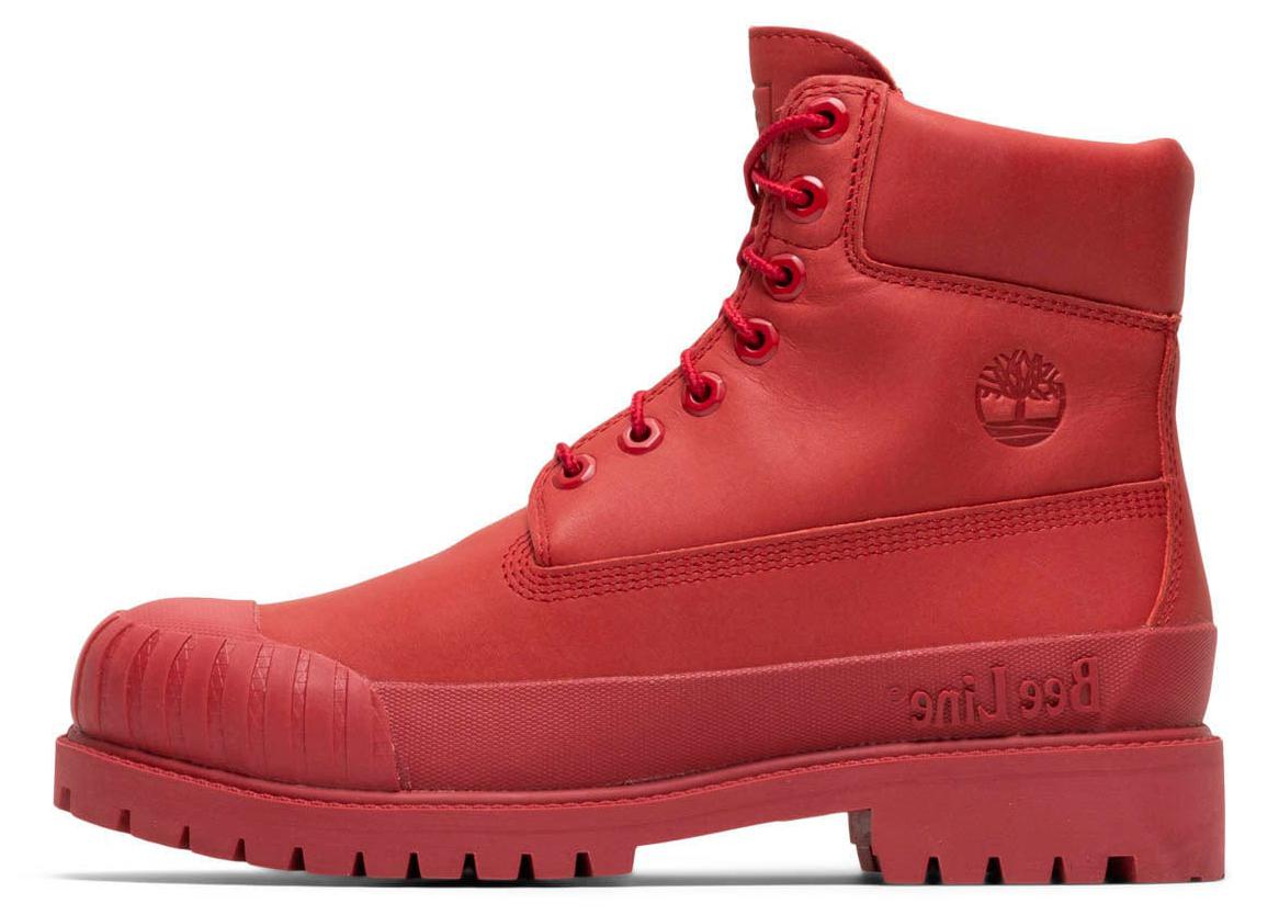 Timberland 6" Premium Beeline Rubber Toe WP Red Nubuck TB0A5ZQ3626 ...