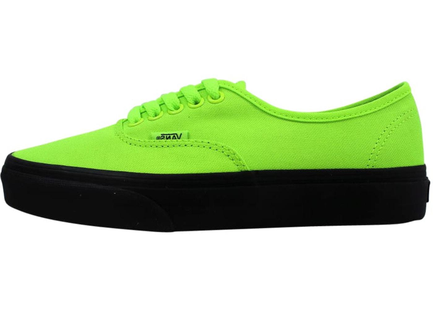 Vans Authentic Black Outsole Neon Green VN0A348ALVX | VANS - 슈프라이즈