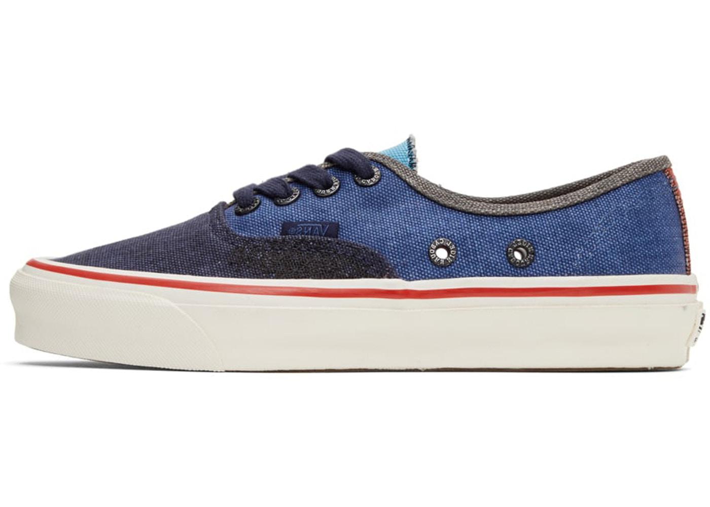 Vans Vault OG Authentic LX Nigel Cabourn Navy Mix VN0A4BV99RD | VANS ...