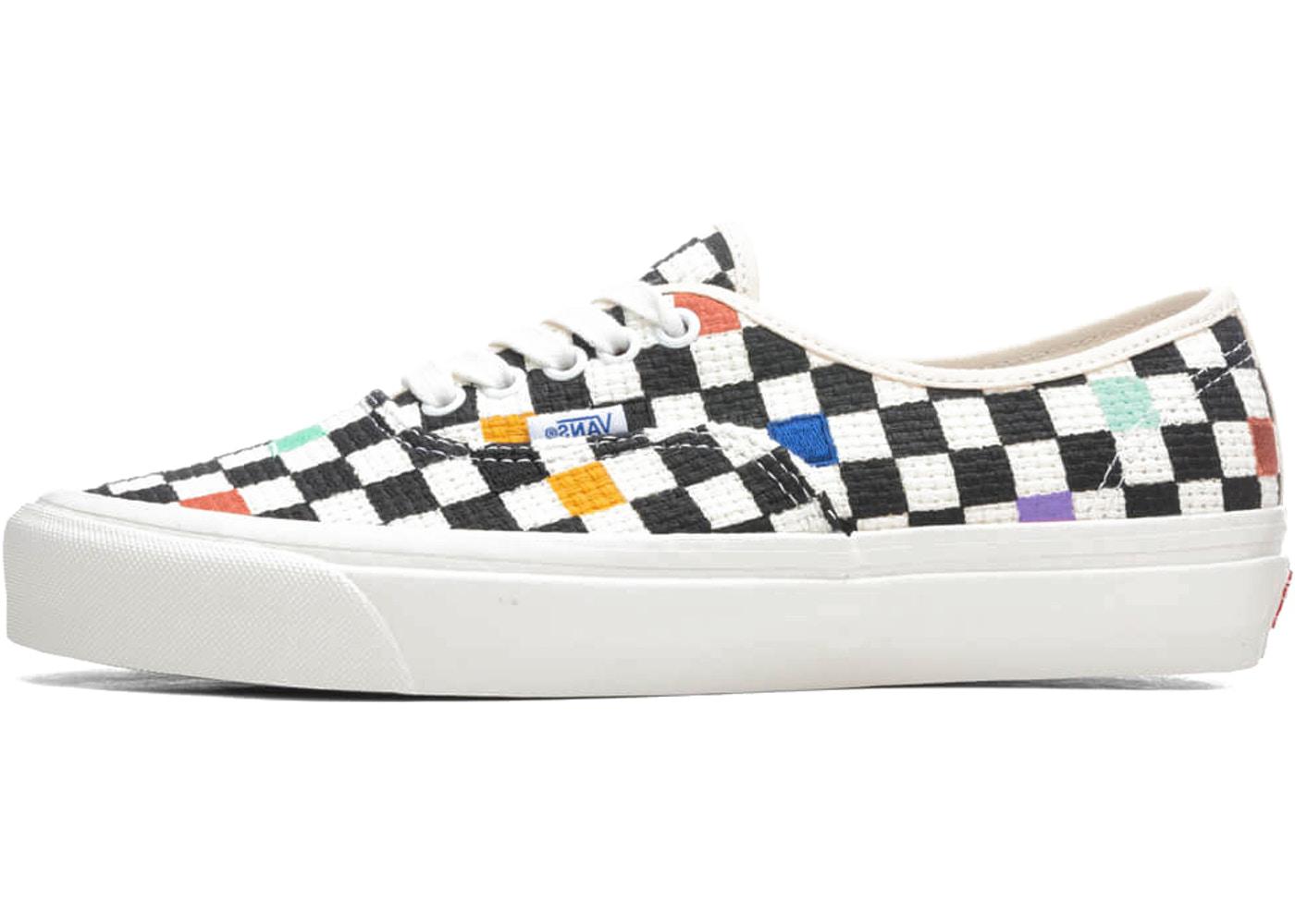 Vans Authentic 44 DX Anaheim Factory Needlepoint Checkerboard ...