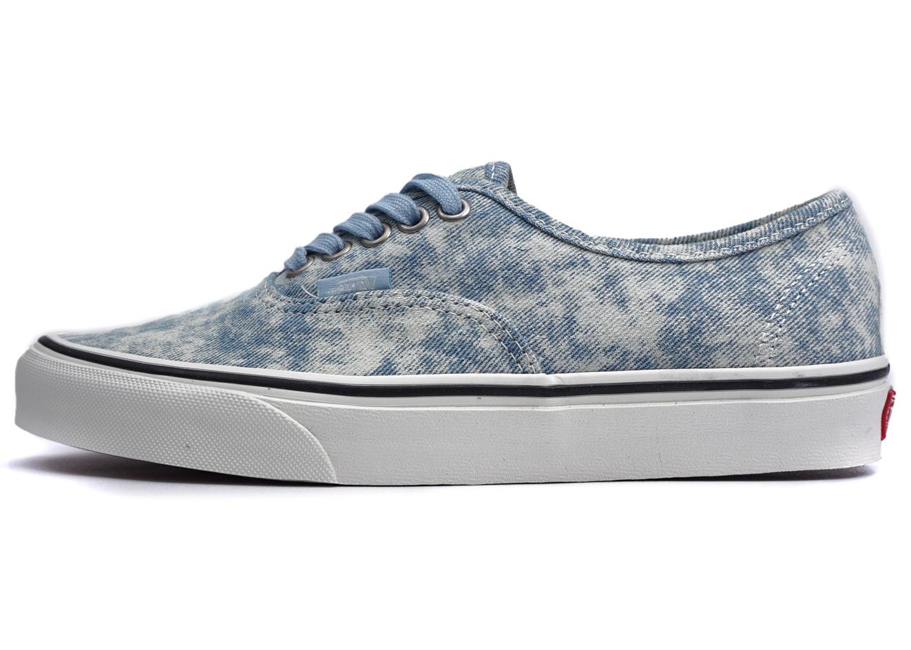 Vans Authentic Denim Destroy Washed Blue VN0A5HZS9FM | VANS - 슈프라이즈
