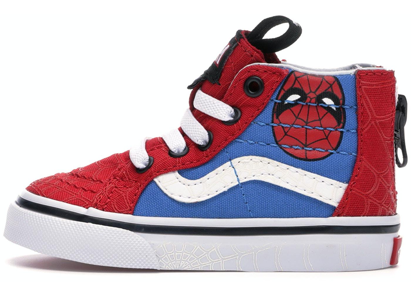 Vans Sk8-Hi Zip Marvel Spider Man (TD) VNOA32R3U4I | VANS - 슈프라이즈