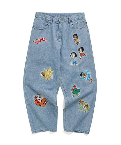 KELLOGGS H.O.F DENIM PANTS (L.DENIM) WK23FWPT08LD | WKNDRS - 슈프라이즈