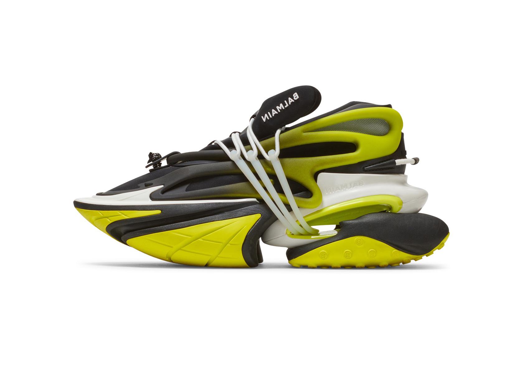 Balmain Unicorn Low-Top Black Yellow YM0VJ309KNET | BALMAIN - 슈프라이즈