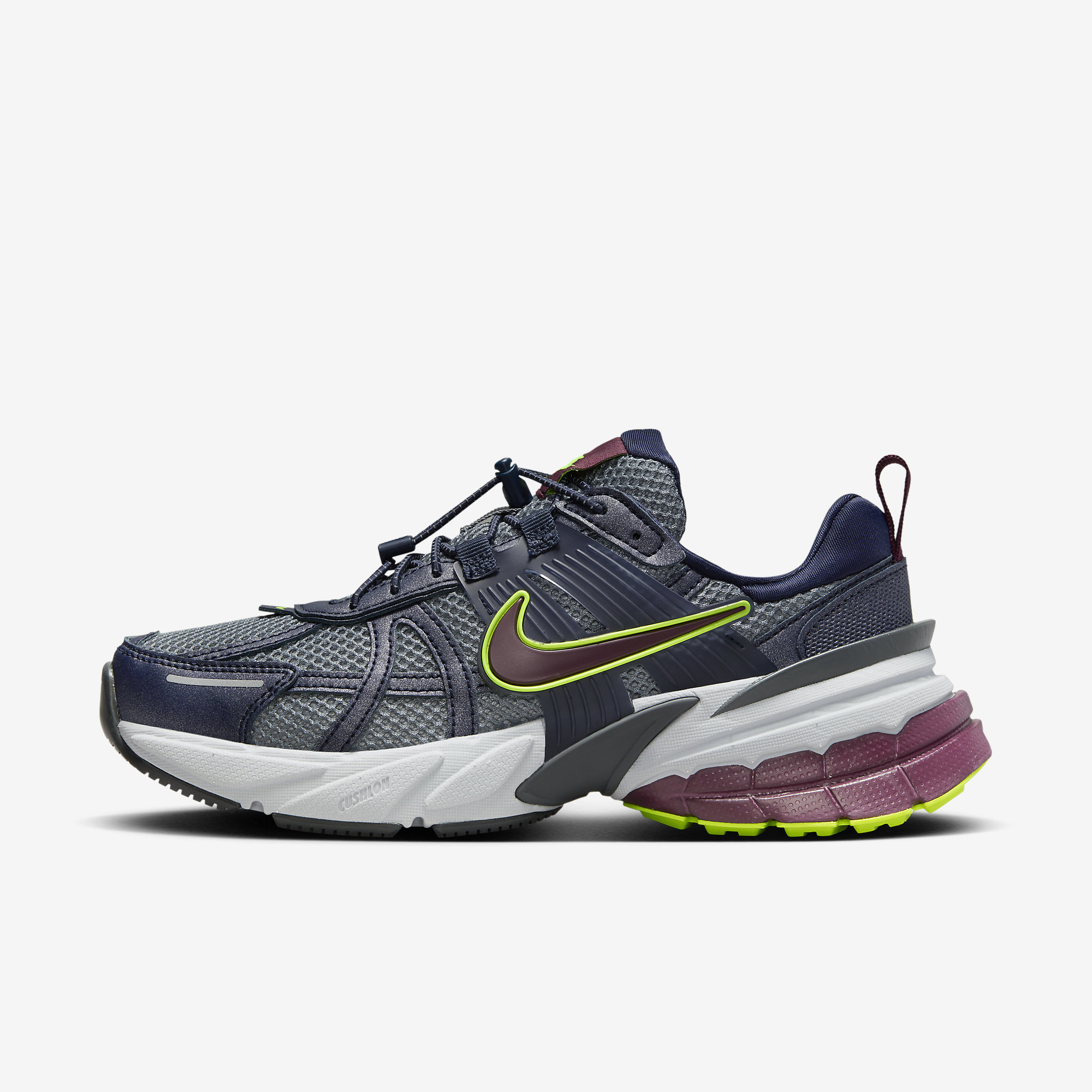 나이키 V2K 런 우먼스 네이비 앤 버건디 어택