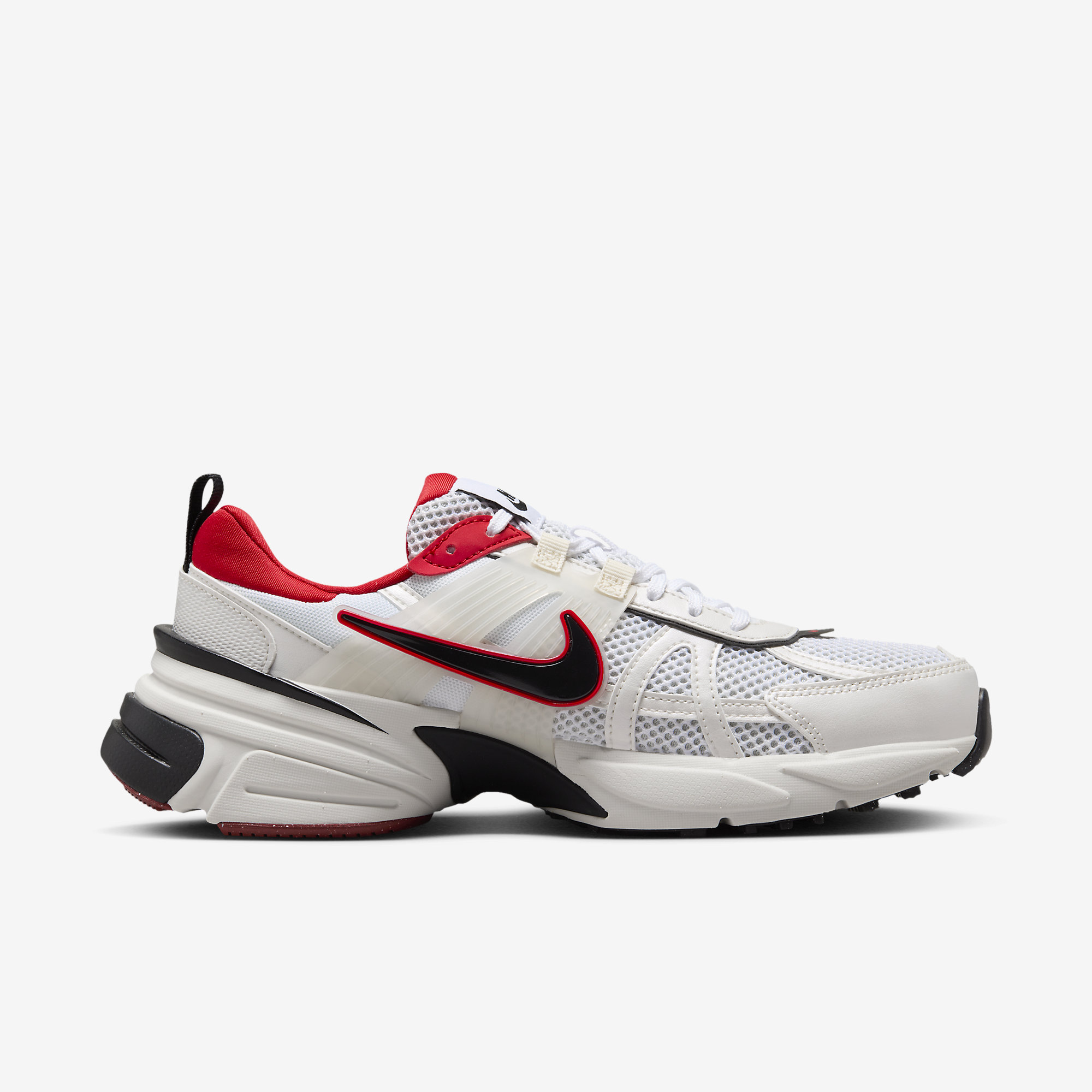 나이키 V2K 런 메탈릭 서밋 화이트 유니버시티 레드