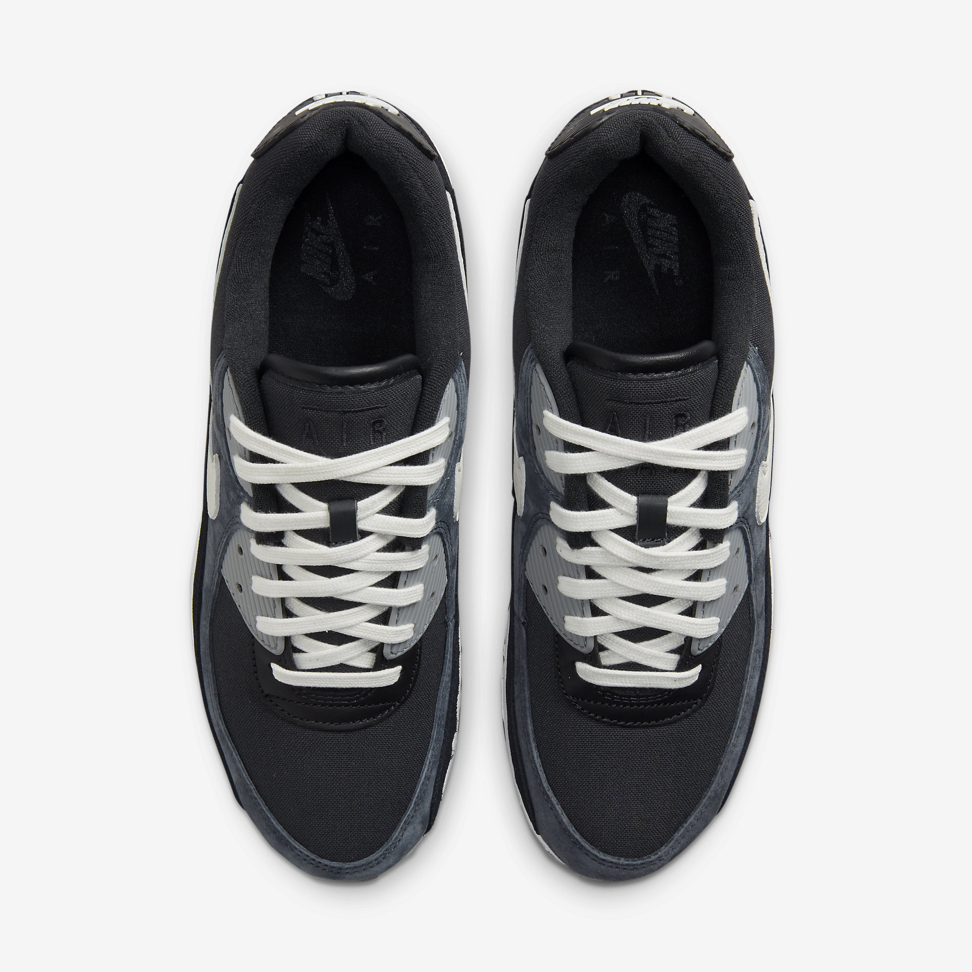 나이키 에어 맥스 90 프리미엄 블랙 그레이 캔바스 스웨이드 DA1641-003 | NIKE - 슈프라이즈