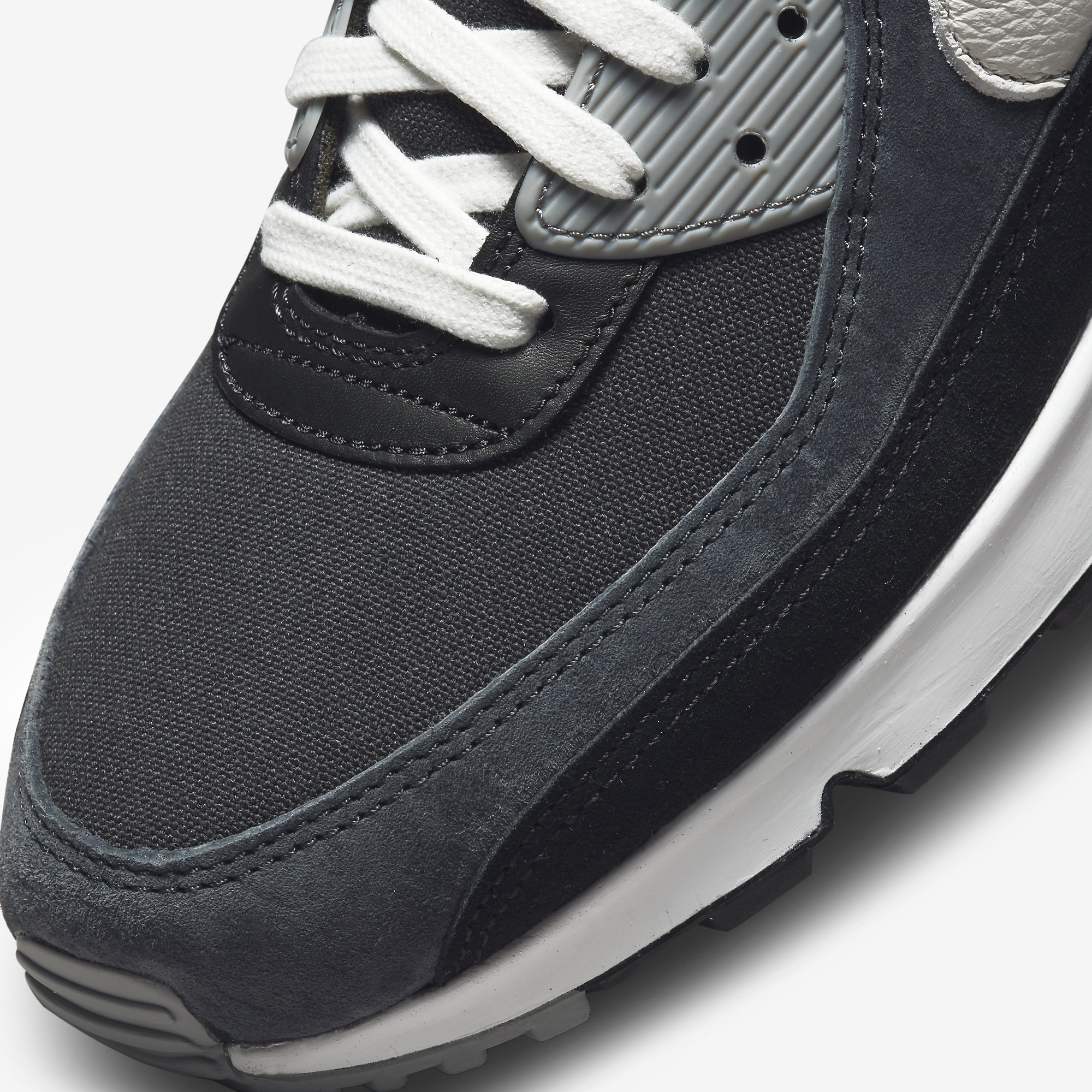 나이키 에어 맥스 90 프리미엄 블랙 그레이 캔바스 스웨이드 DA1641-003 | NIKE - 슈프라이즈