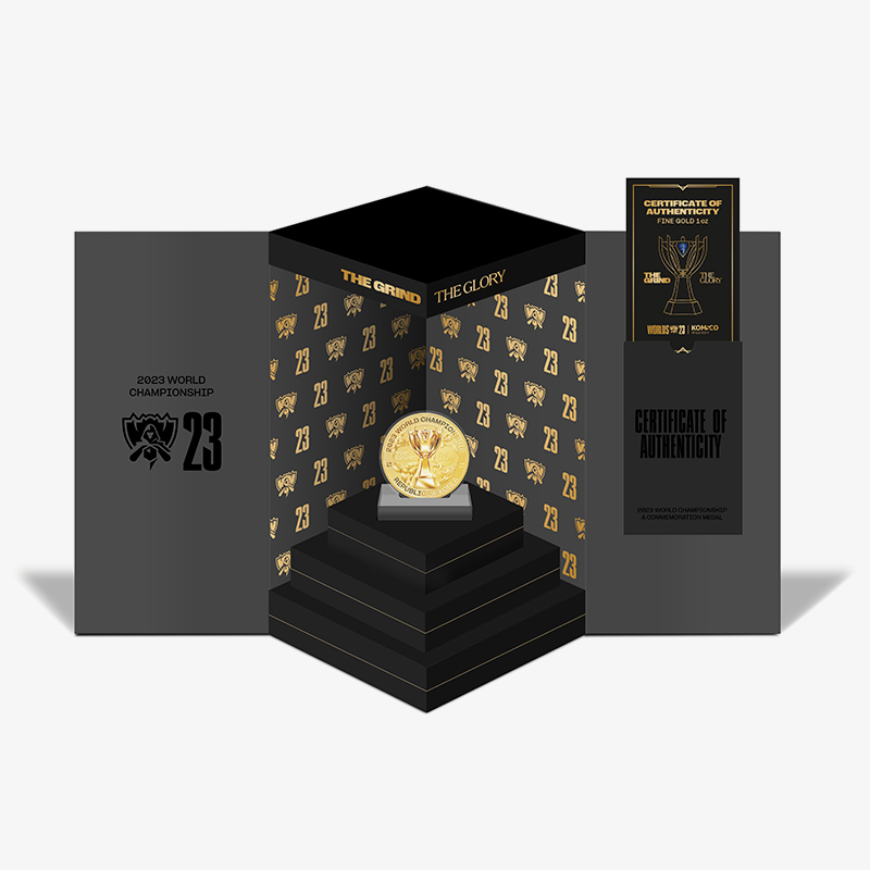 LOL 2023 월드 챔피언십 기념메달 금