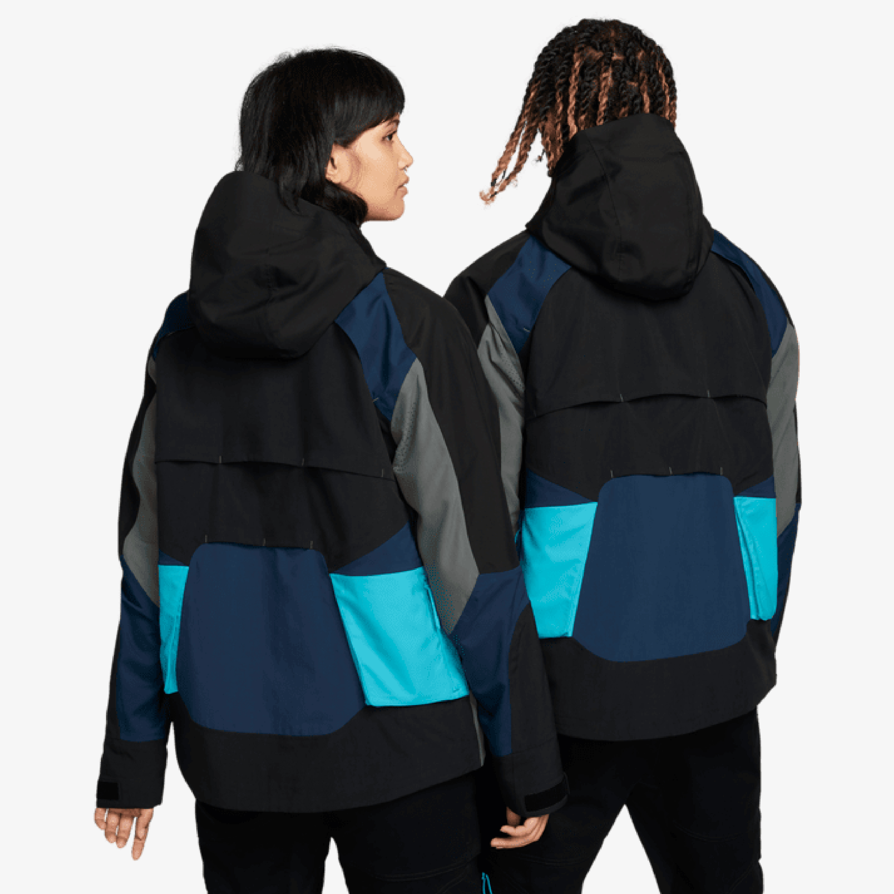 나이키 ISPA 자켓 블루 블랙 (US/EU)