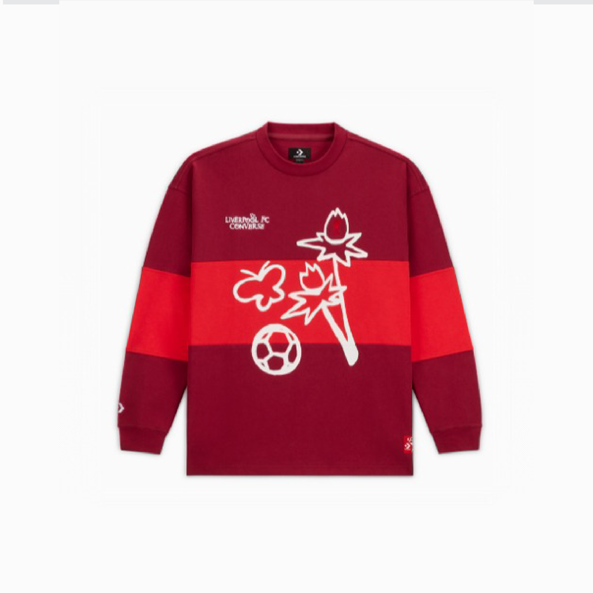 리버풀 FC x 컨버스 크루넥 비트 레드