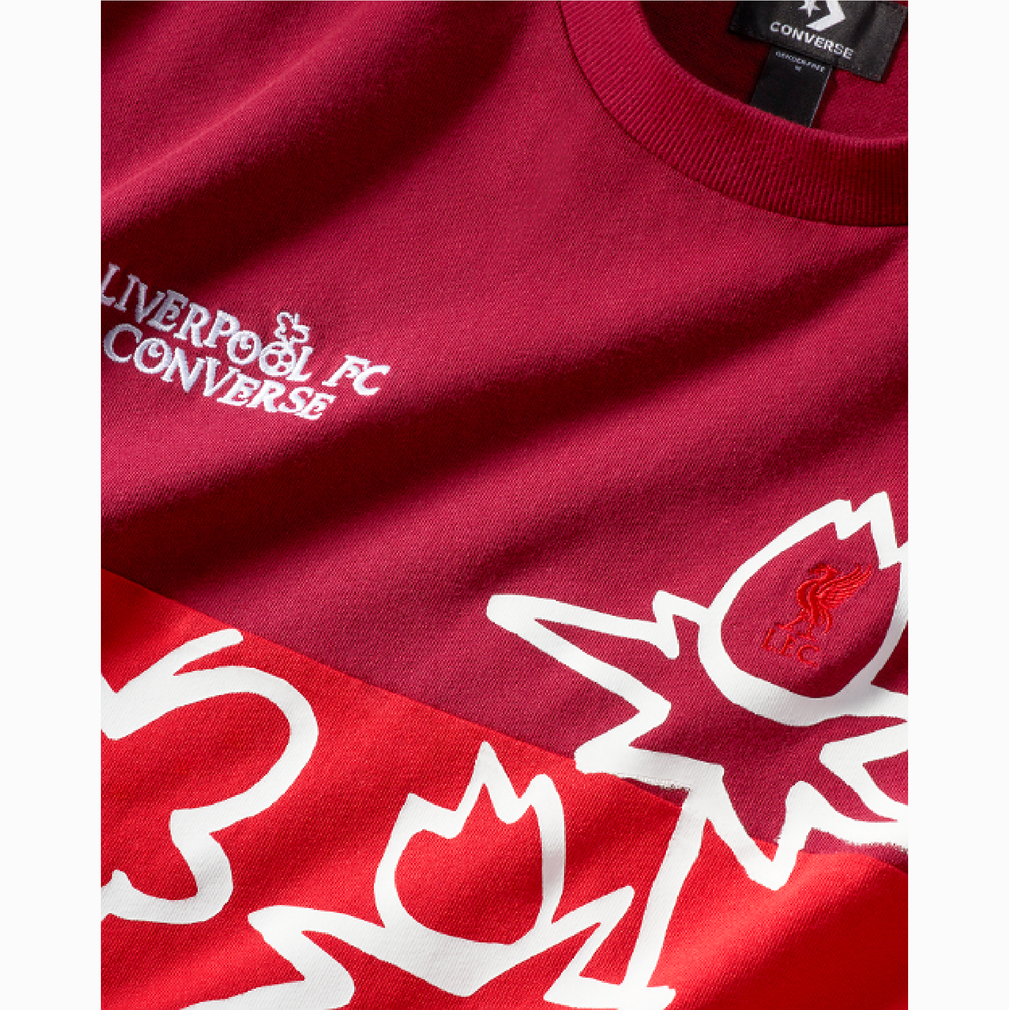 리버풀 FC x 컨버스 크루넥 비트 레드
