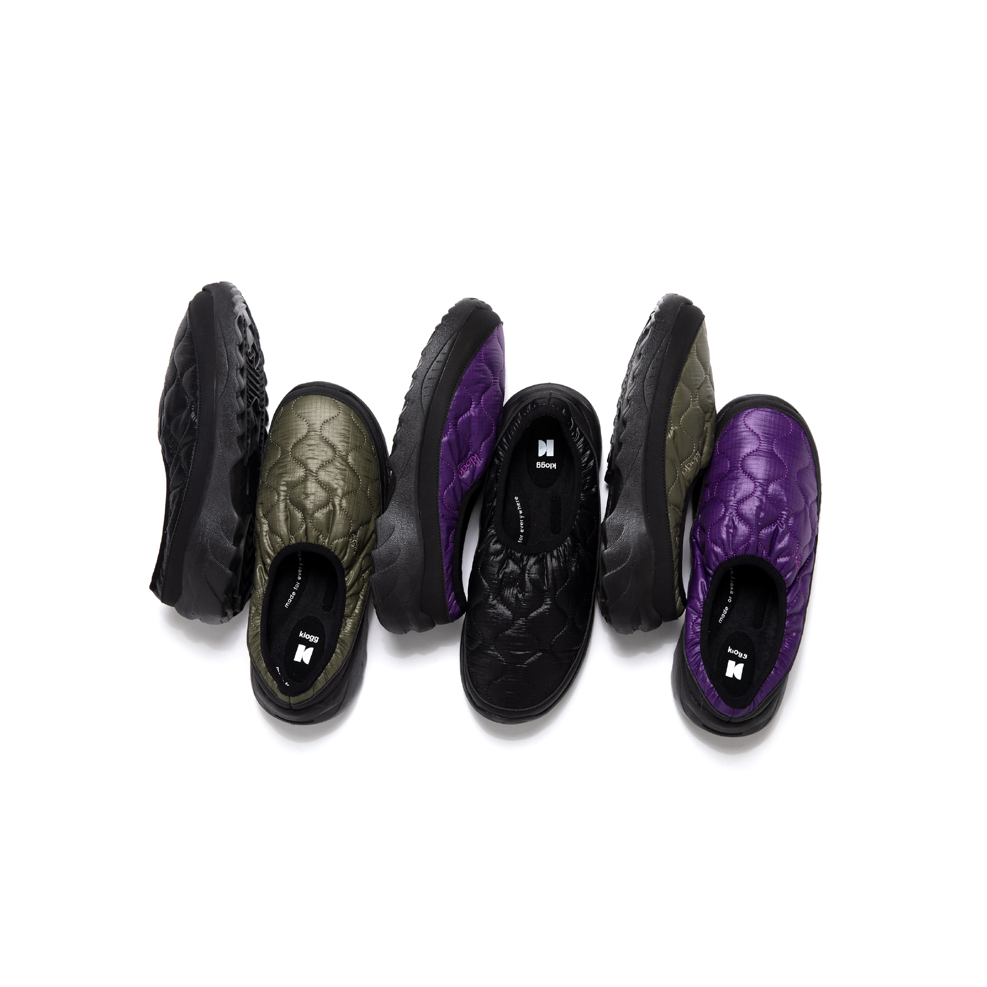 클로그 퍼피 목 딥 퍼플