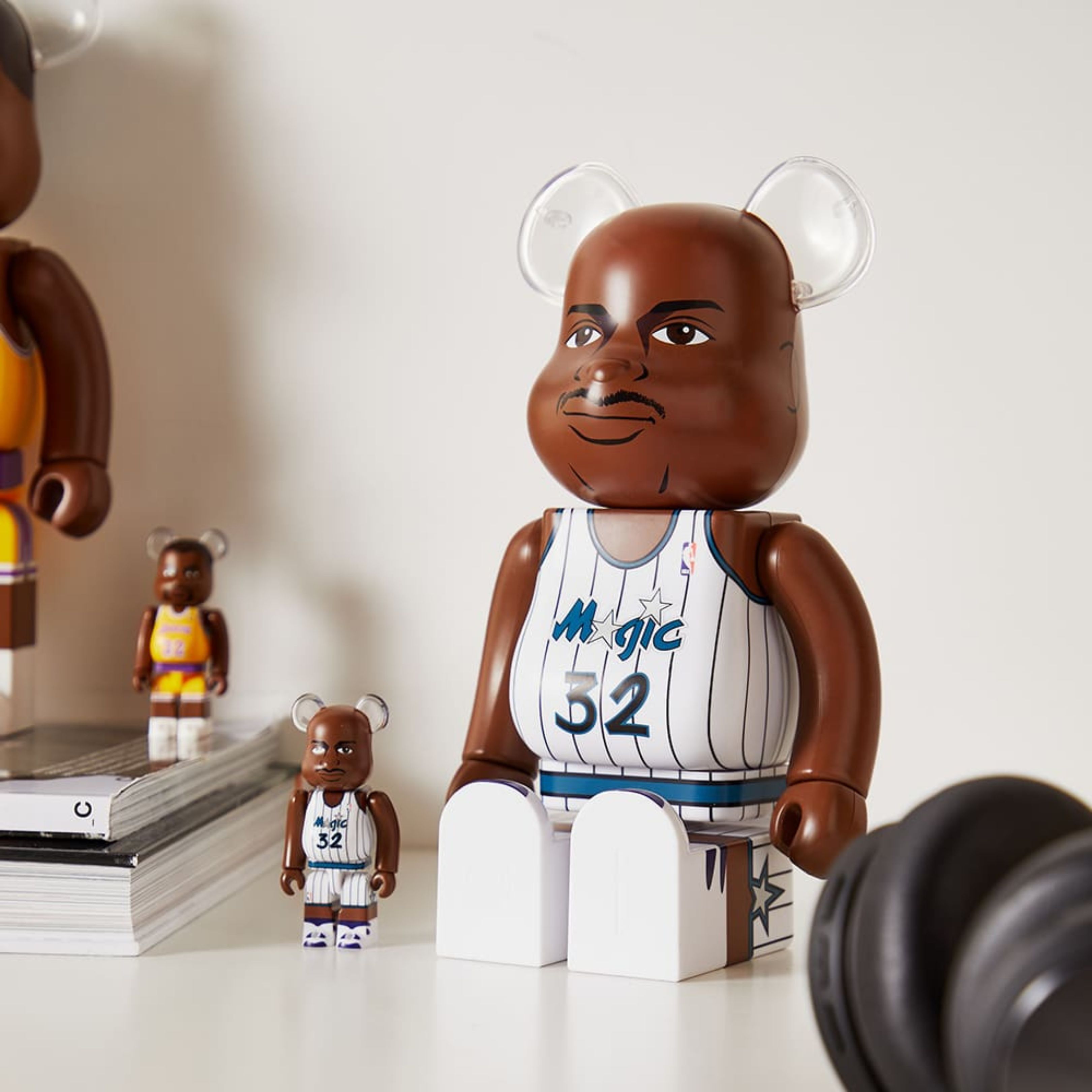 베어브릭 NBA 샤킬 오닐 올랜도 매직 100%&400% 세트